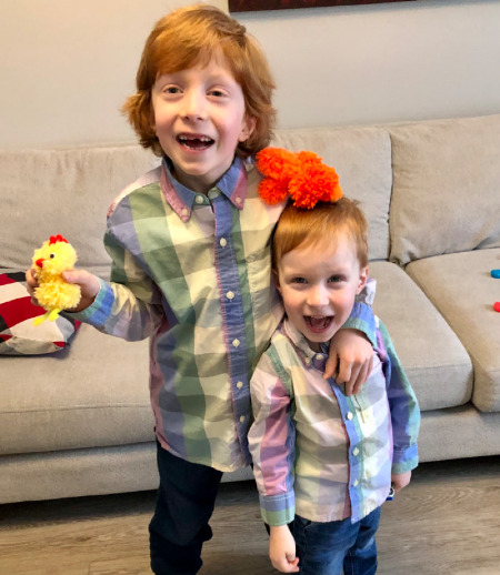 Job: Get 2 wonderful boys ready in morning and drive them to school ...